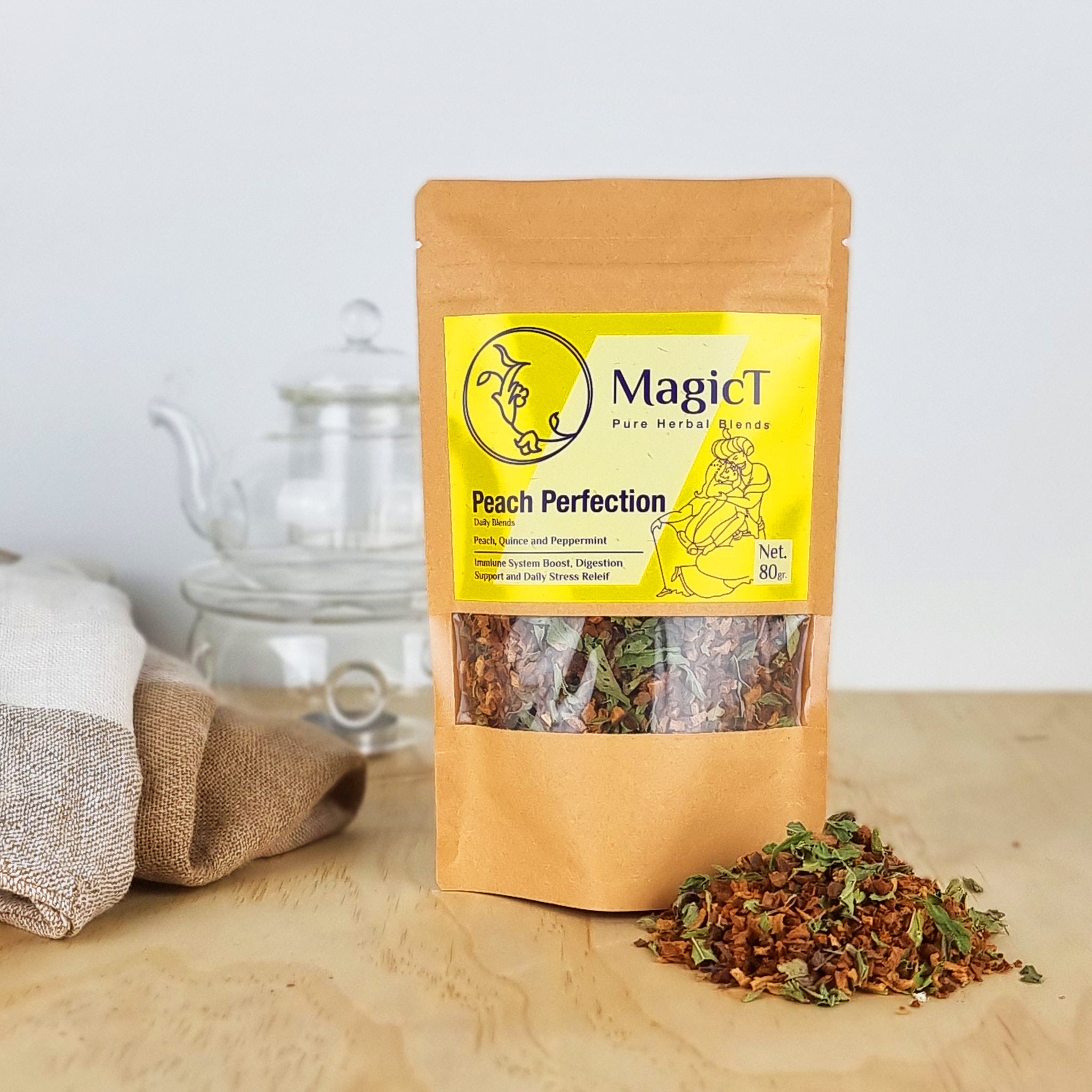 Peach Perfection: Peach, Quince, Peppermint – Magic T
