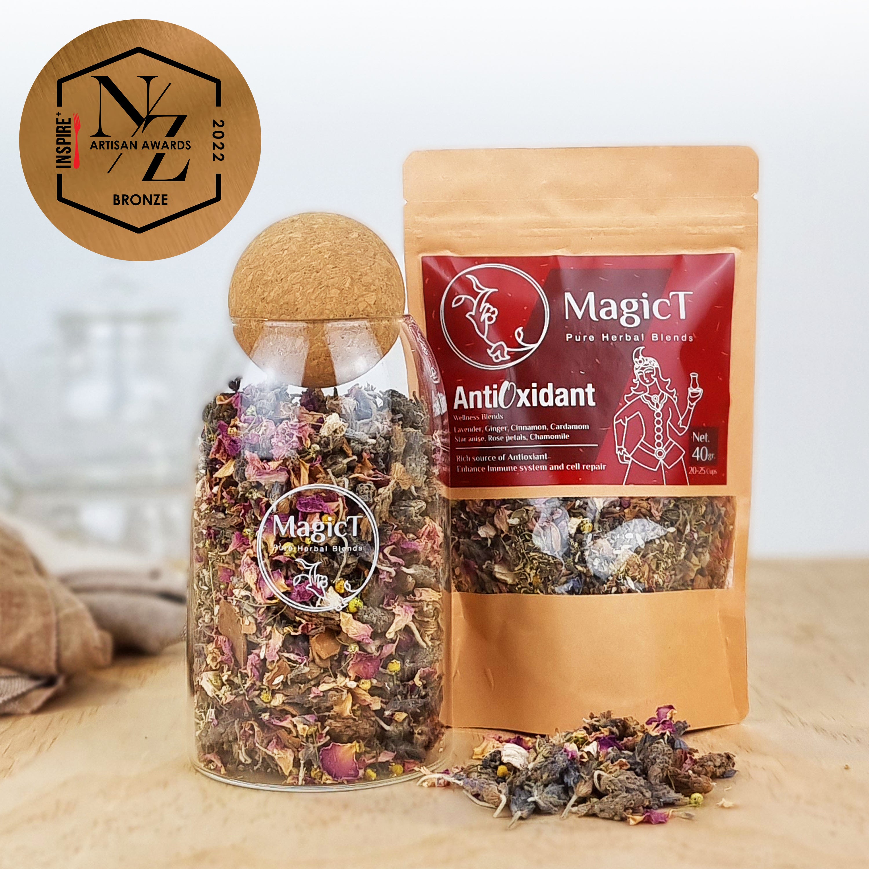 Antioxidant Herbal Tea Blend in NZ – Magic T