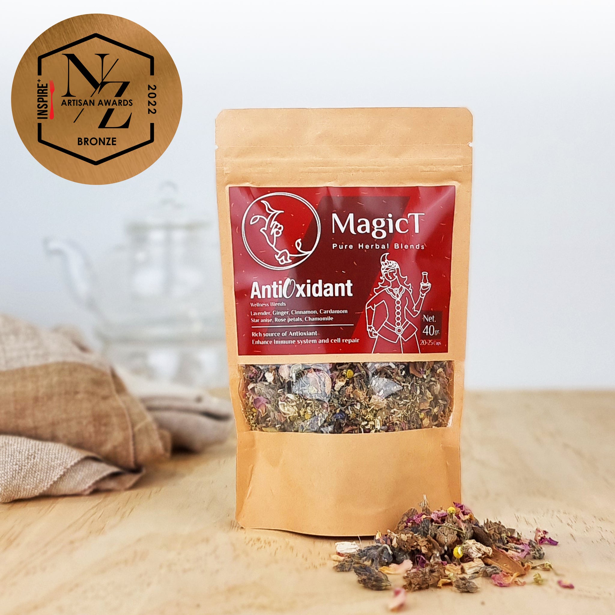 Antioxidant Herbal Tea Blend in NZ – Magic T